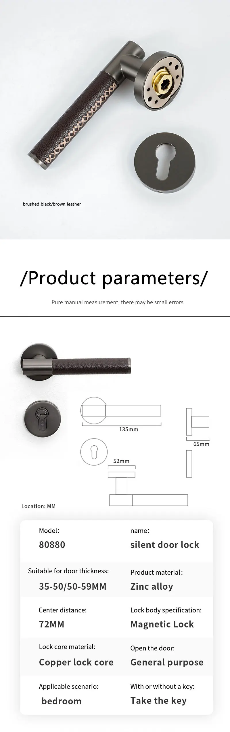 New Modern Heavy Duty Lever Handle Lock,Zinc Alloy Tubular Lever Handle ...