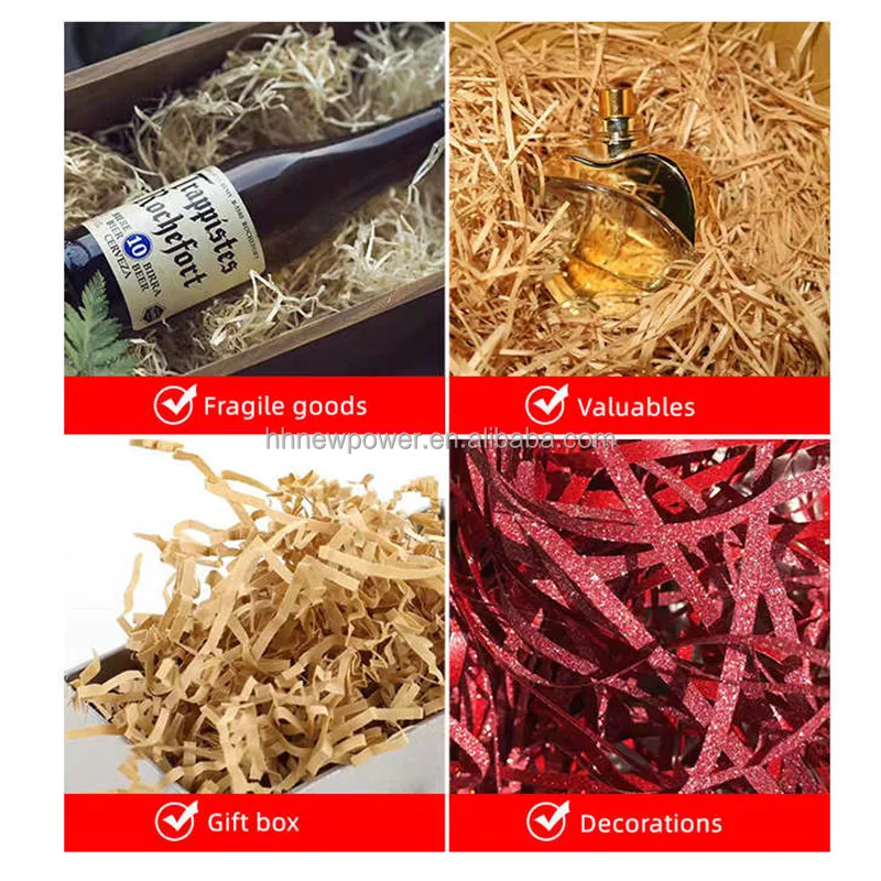 High Capacity Crinkle Packing Paper Shredder Raffia Paper Shredding ...