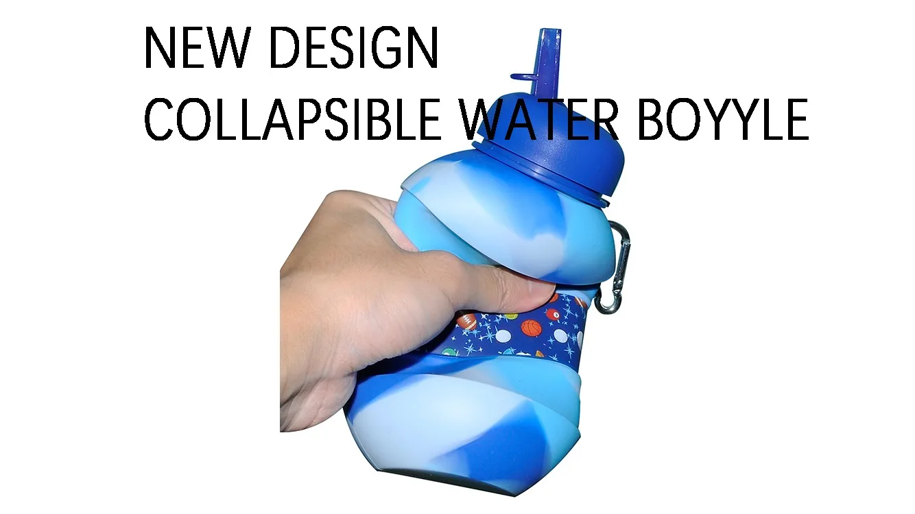 Leakproof Ball Style Silicone Sports And Fitness Water Bottle With ...