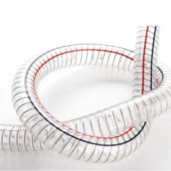 pvc wire reinforced hose Water drainage Transparent wire hose high and ...