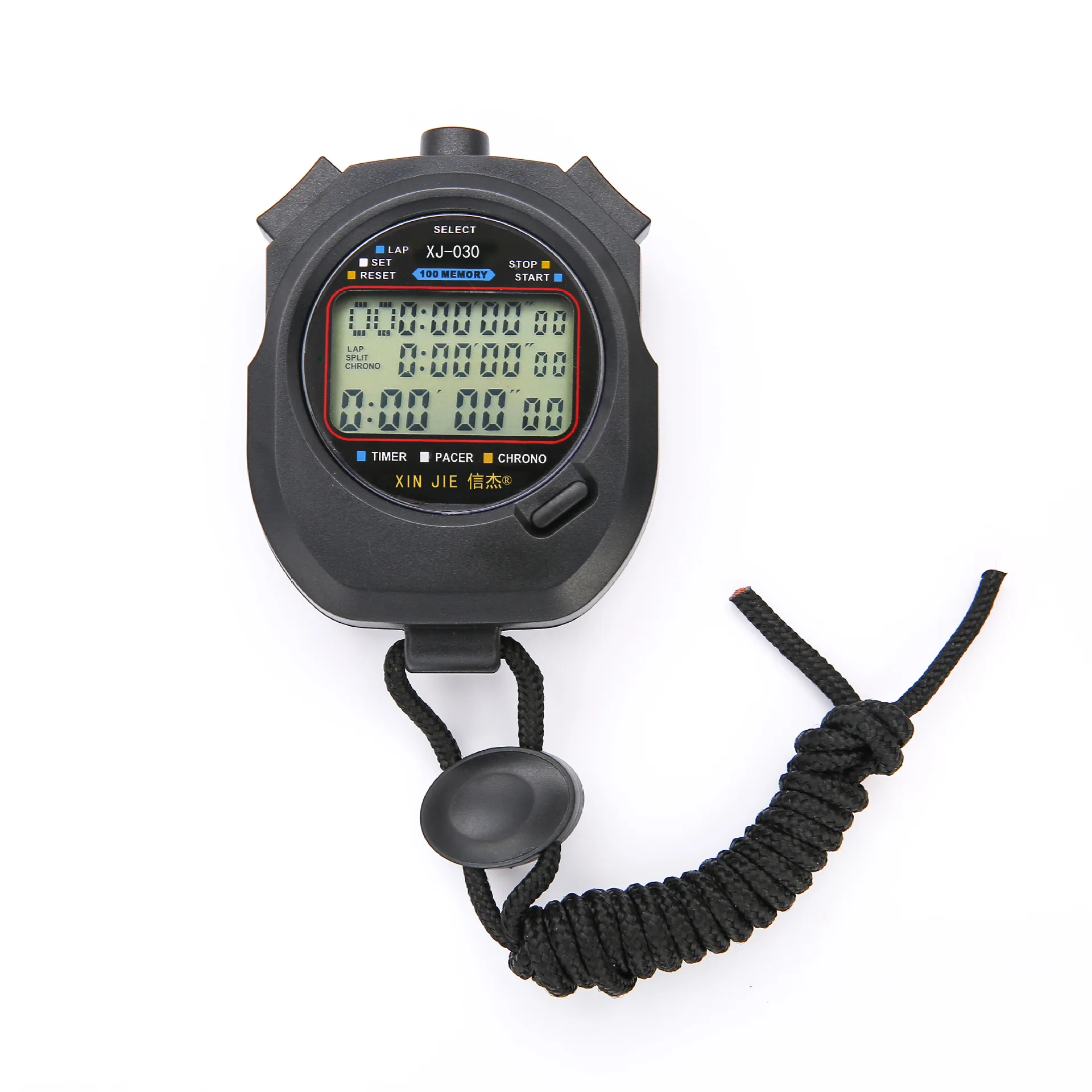 Classic Digital Handheld Lcd Chronograph Sports Stopwatch - Buy Timer ...