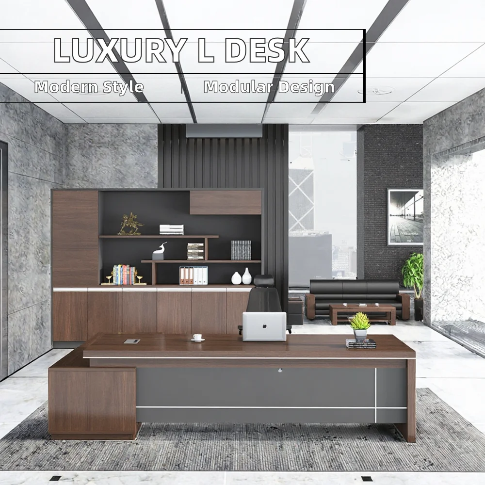 Modern Luxury Executive Corner Desk - Quality Office Furniture