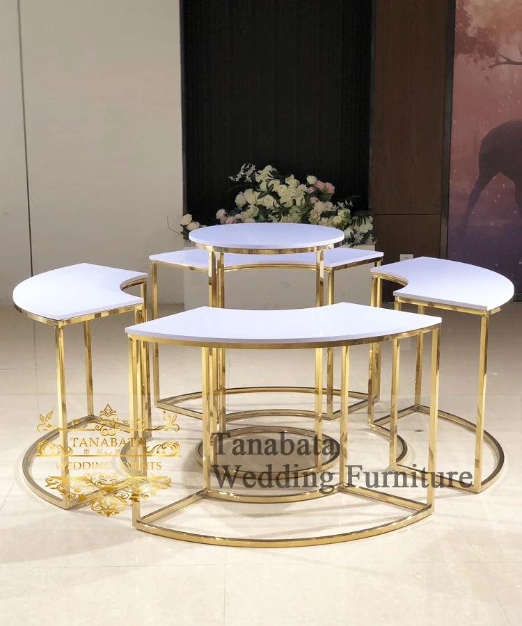 Stainless Steel Frame Wedding Event Decoration Tables for Party ...