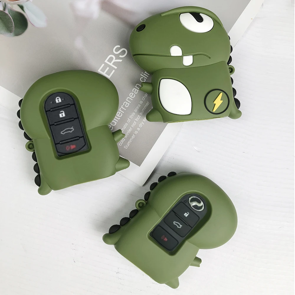 Free Sample Dinosaur Car Key Cover ForPerodua BEZZA AXIA MYVI ARUZ Sarung Kunci for Perodua Dinosaur Car Key Cover case
