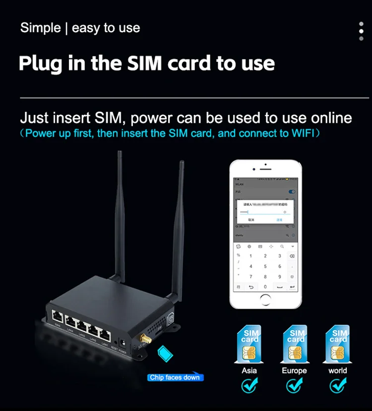 Maskura 4g Lte Pocket Wifi Router With Sim Card Slot High Speed 300mbps ...