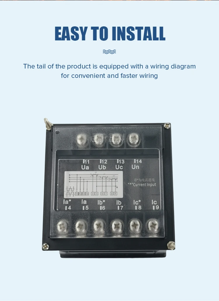 Durable 96*96mm Analog Synchroscope Meter with Relay Output for Three ...