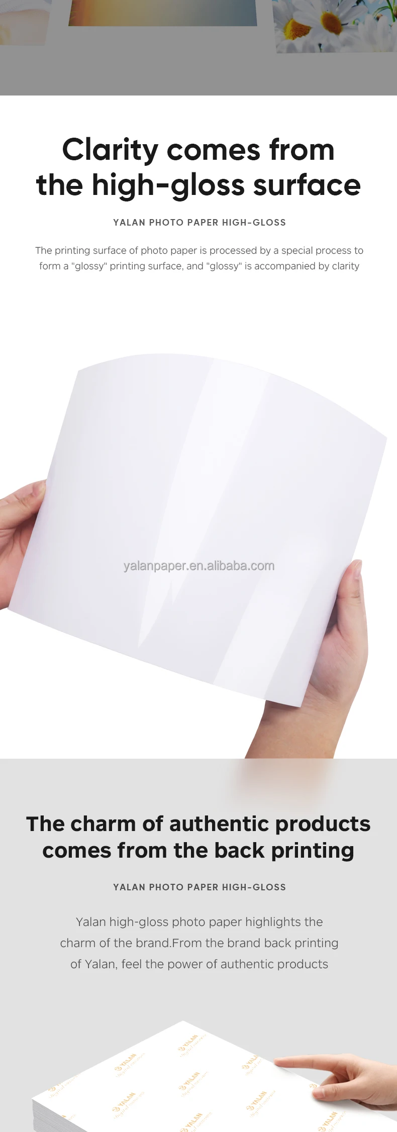 Wholesale Inkjet Printable A4 Sticker Sheets - Glossy Photo Paper