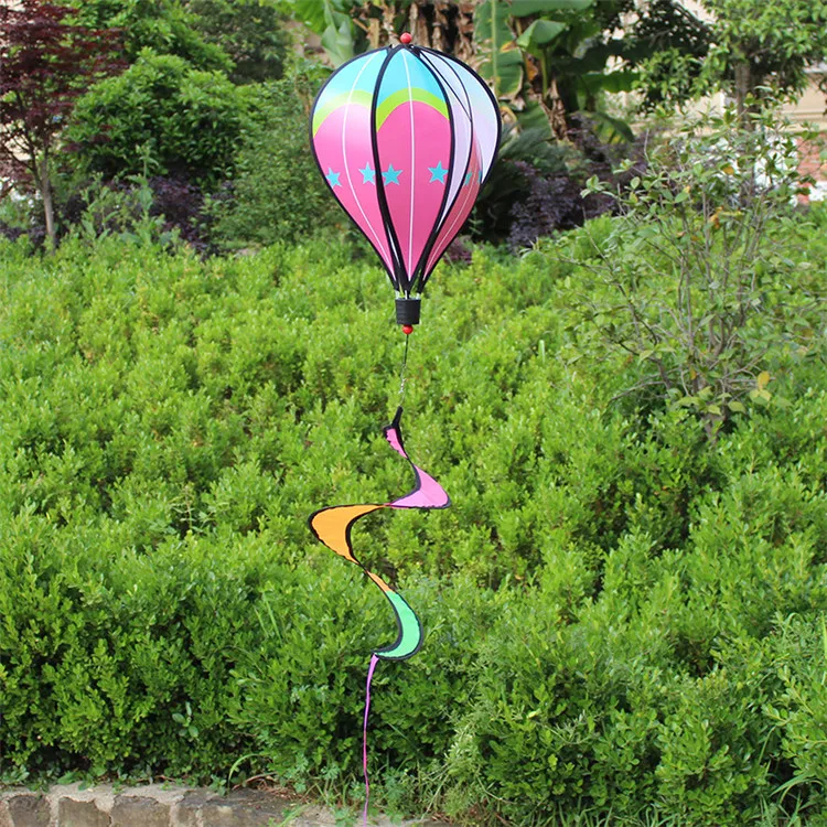 Hot Air Balloon Ornaments Windmill Home Garden Decoration Spiral ...