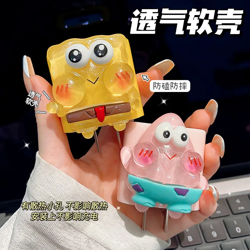 Spongebob USB Charger Case Protector for Apple 18W/20W