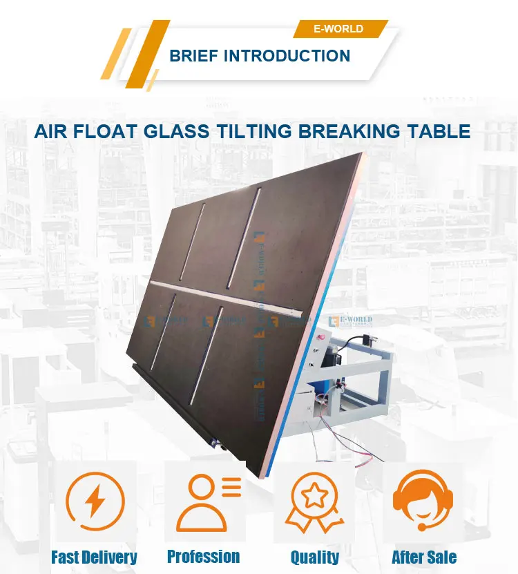 Manual Air-Floating Tilt-Top Type Glass Cutting Table