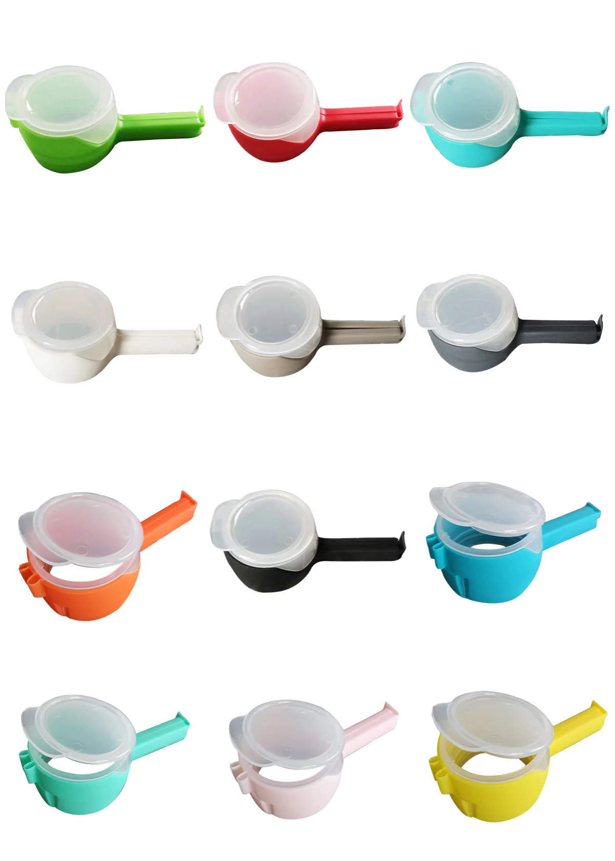 Closure Keeping Sealer Clamp - Durable Plastic Bag Clips