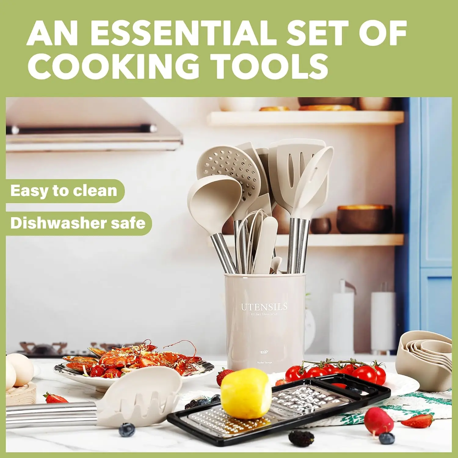 Custom Kitchen Cooking Tool Gadgets Accessories Utensils Set With ...