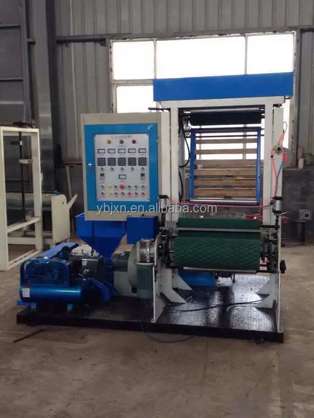 Sj-50-700 Mini Type High Speed Hdpe Ldpe Lldpe Plastic Film Blowing Machine Polythene Film Blown ...