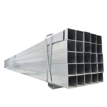 Gi Square Tube Hot Dip Zinc Coated Rectangular Tube 4 X 4 Inch ...