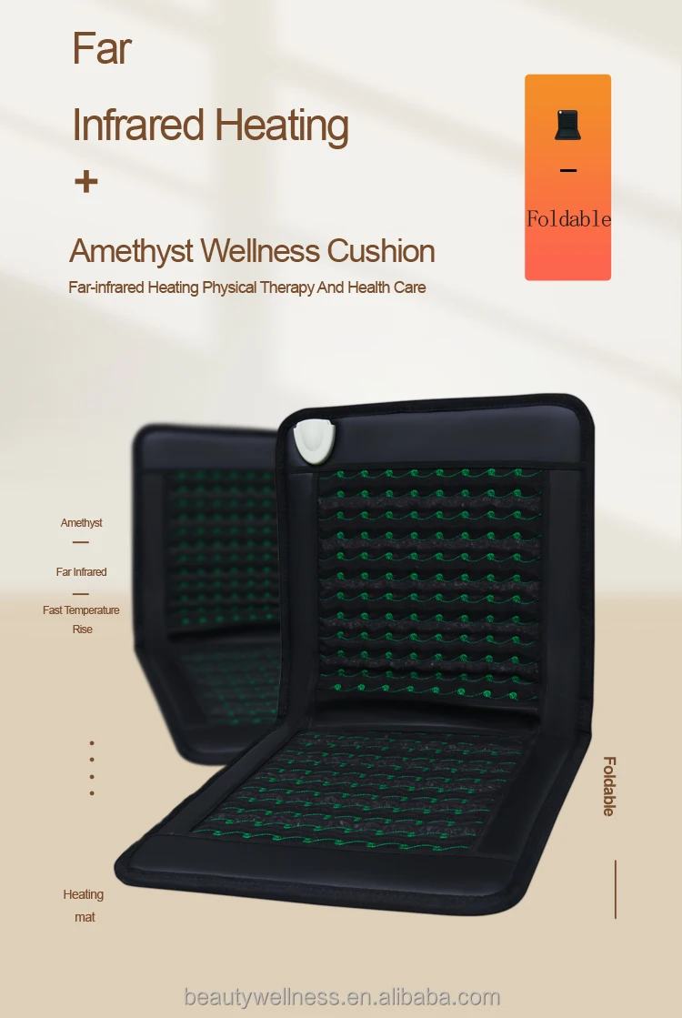 Full Body Size Electric Massage Flexible Infrared Pemf Photon Amethyst ...