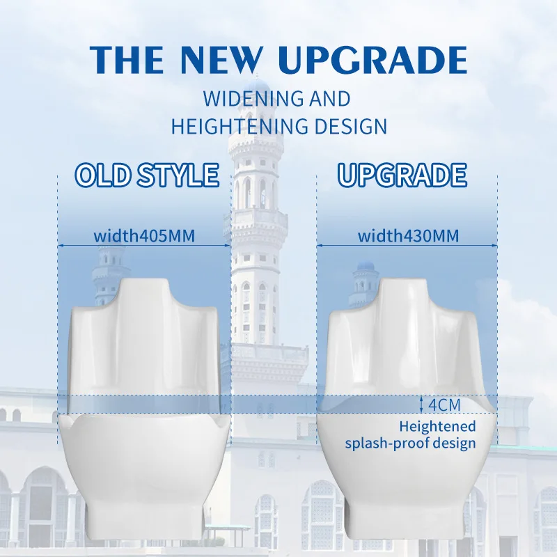 LONGSTAR Integrated Ceramic Wash Basin - Wudu Foot Wash