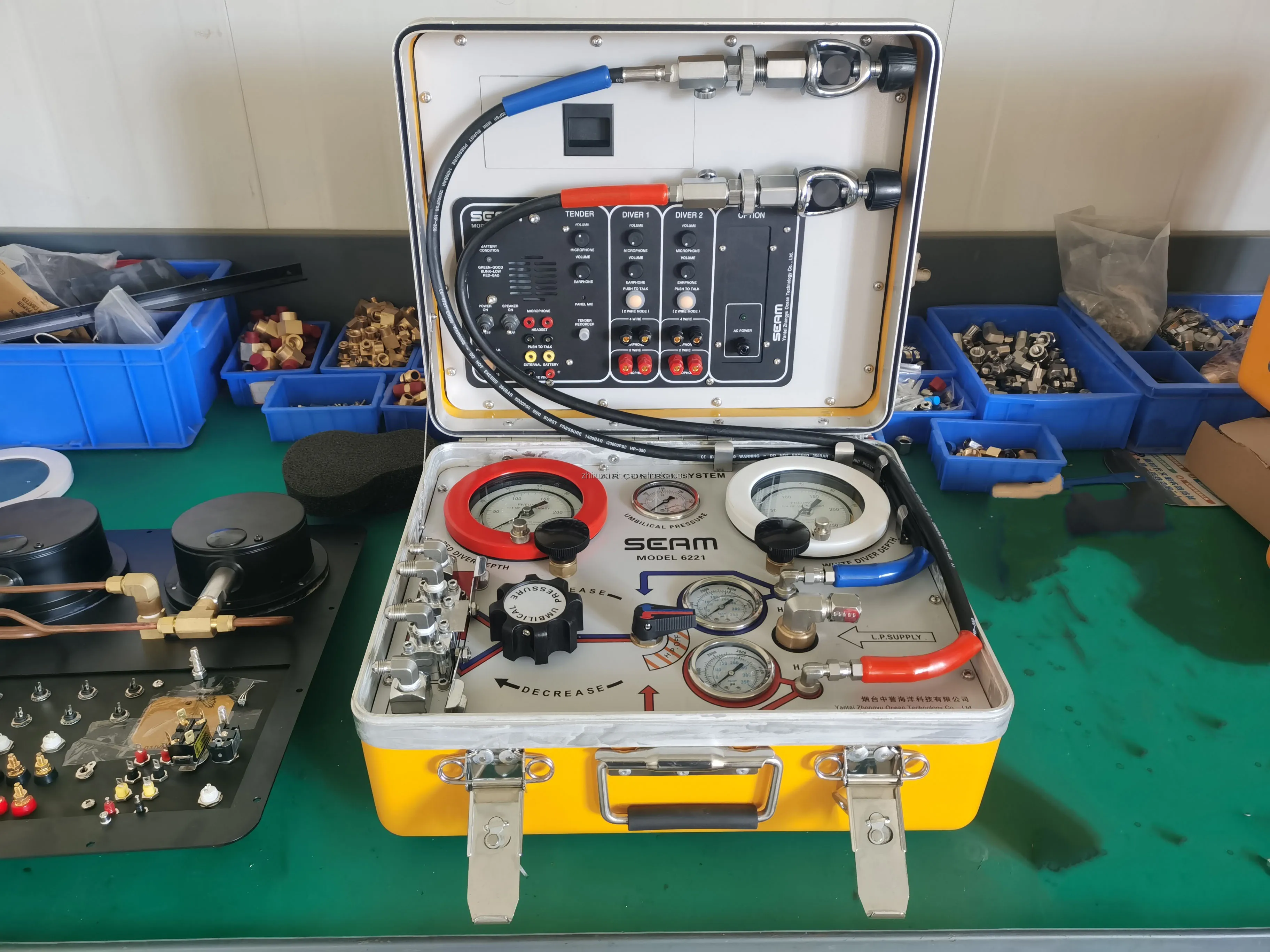 Diver Air Dive Control Panel - Professional Commercial Diving