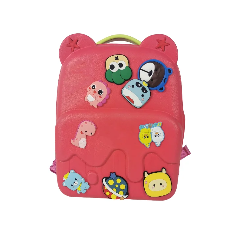 3d Cartoon Diy Eva Rubber Waterproof Cute Kids Bag Backpacks For ...