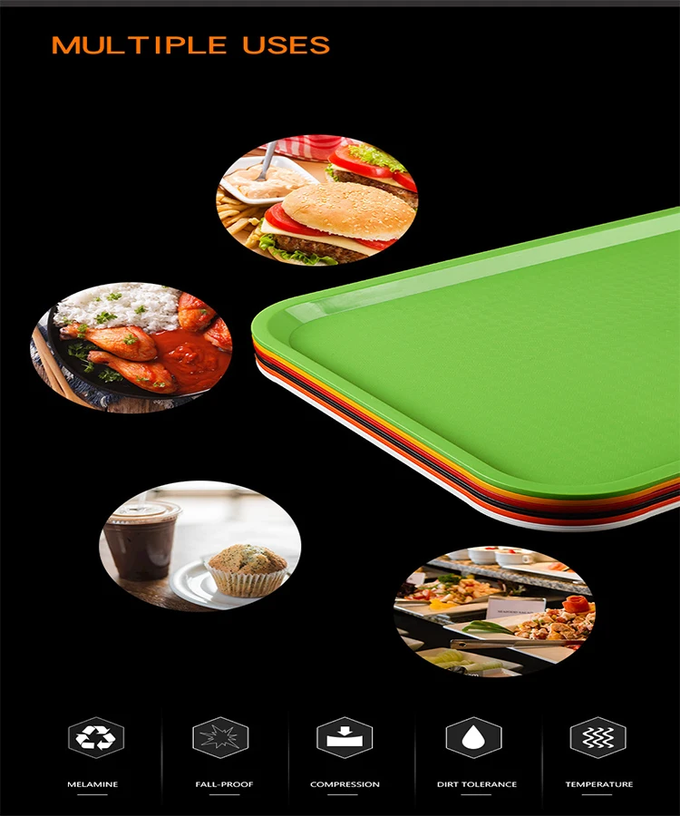 Abs Plastic Atlas Tray Full Size Non Slip Rubber Dots Service Equipment ...