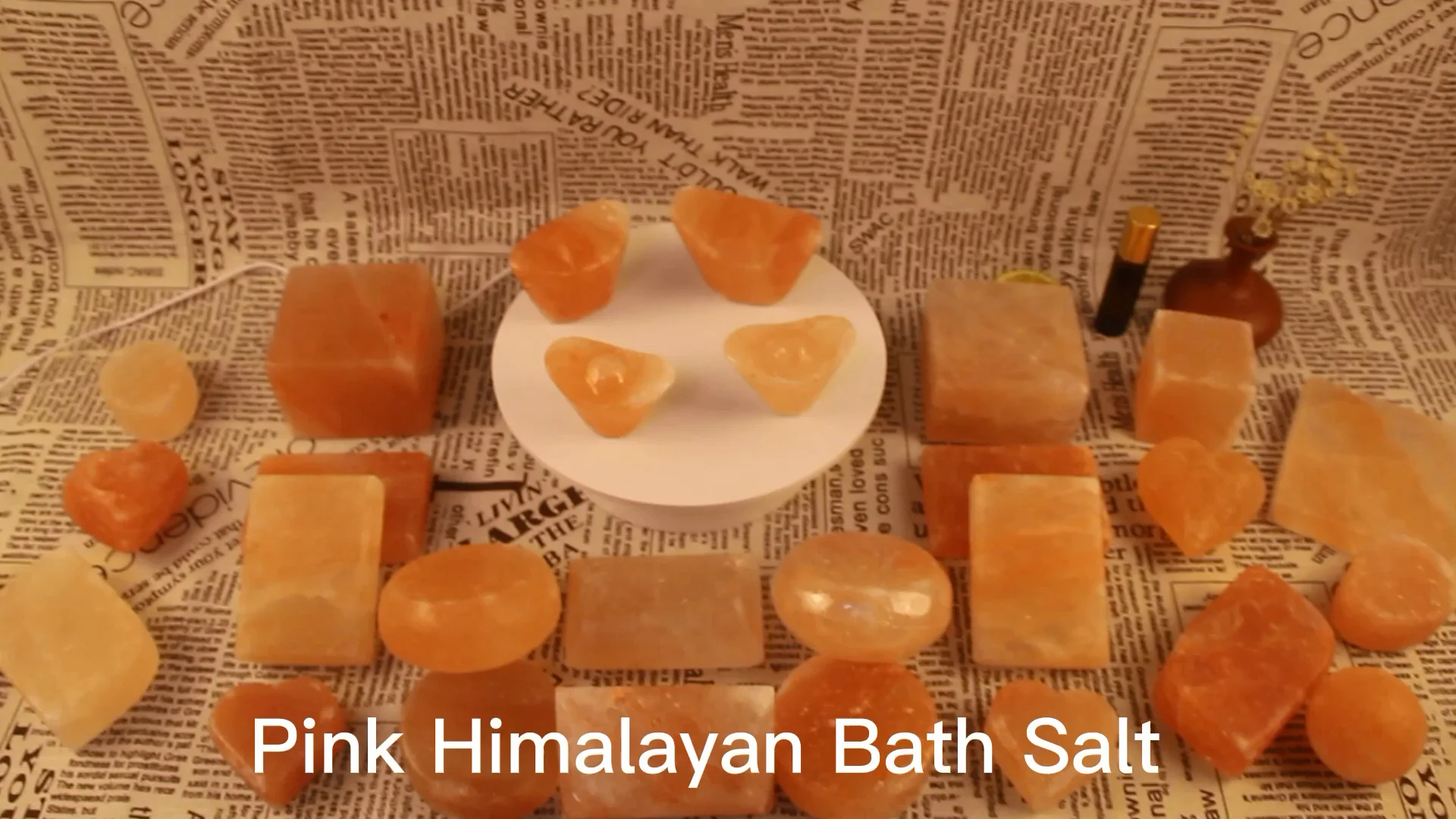 Himalayan Salt Heart Hot Energy Rock Crystal Heated Stone Himalayan ...