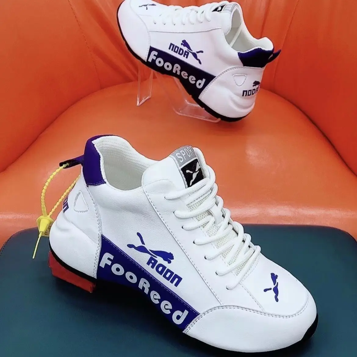 Inner Heightener Shoes Men's Leather Korean Version Casual Shoes Men's ...