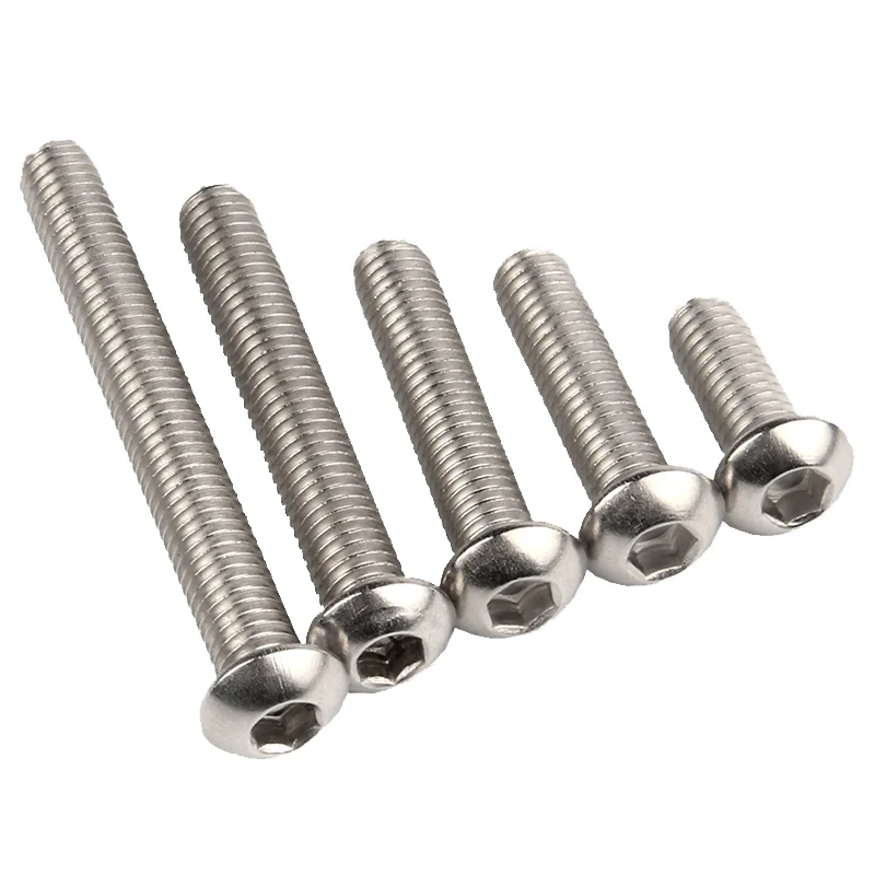 Alibaba.com: ISO7380 Stainless Steel Hex Drive Machine Screws M2-M10, Round Button Head for ...