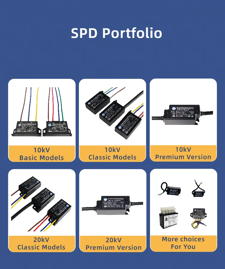 Ip65 Spd Surge Protective Device Parallel Voltage Surge Protection ...