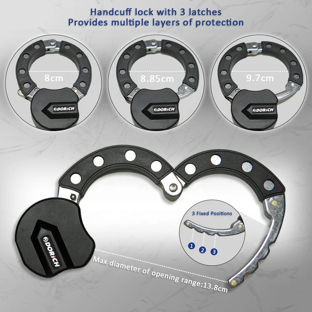 Alibaba.com: Heavy Duty Anti Theft Motorcycle Chain Lock with Double ...