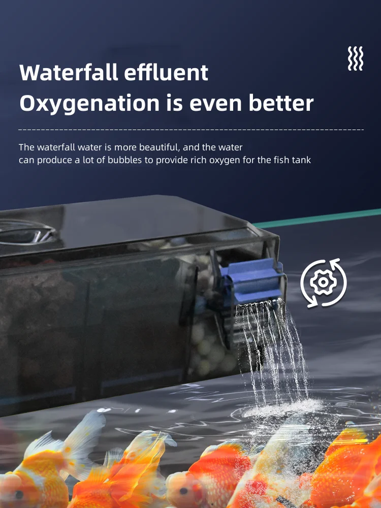 Aquarium Wall-hanging Water Filter Wall Mounted Filter For Fish Tank ...