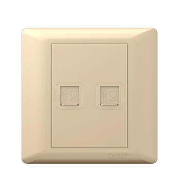 Chint Double Data Outlets Uk Wall Switch Electrical Switch Socket - Buy ...