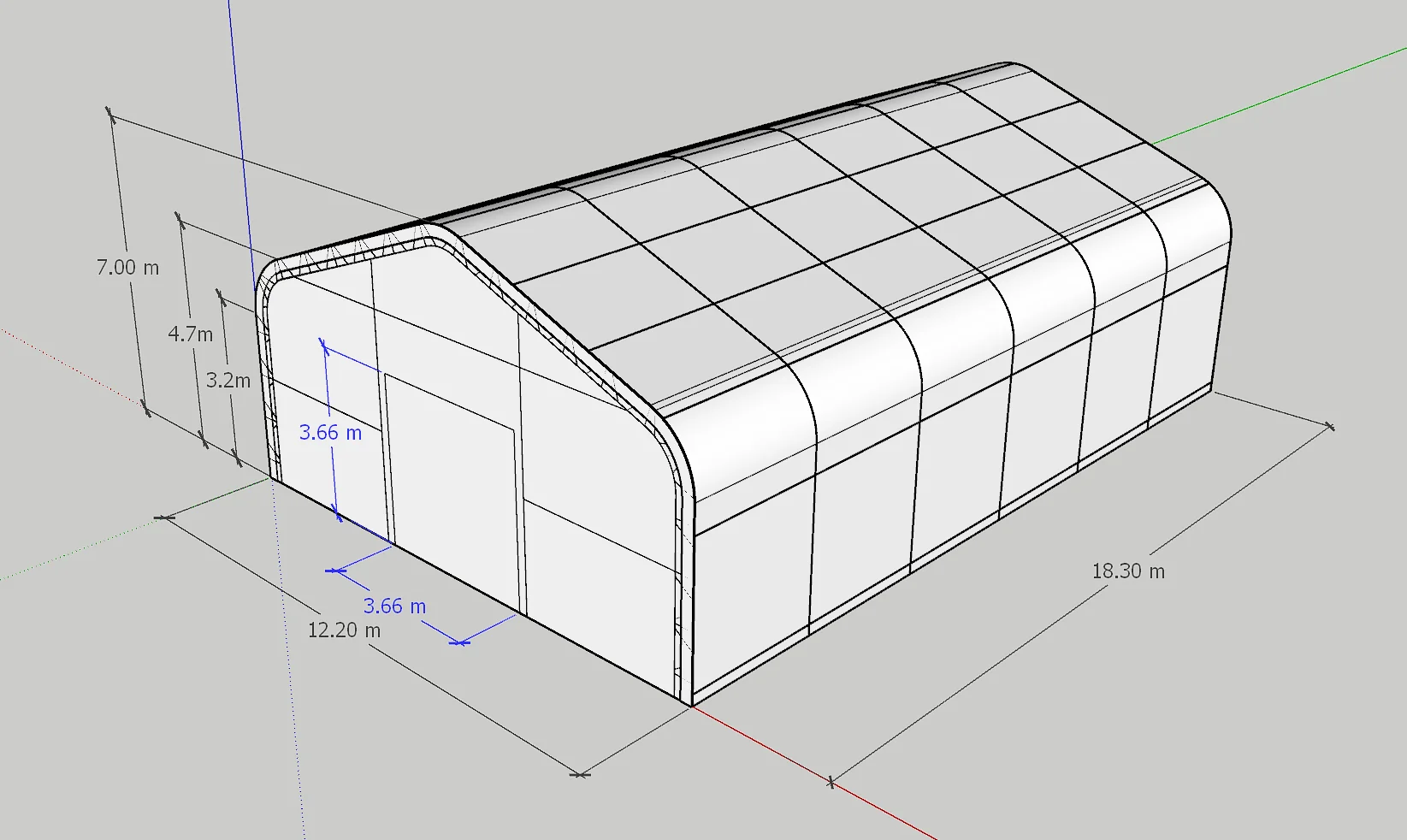 Custom Outdoor Industrial Temporary Storage Tents