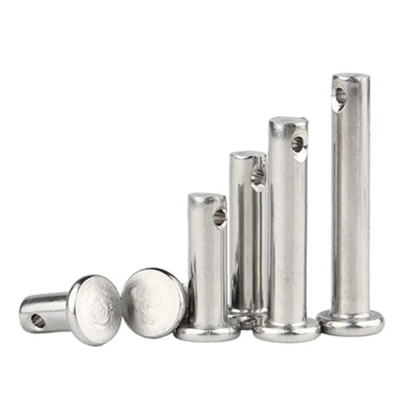 DIN 1444 Single Hole Clevis Pins Flat Head Link Hinge Pin 304 Stainless Steel M3 - M30| Alibaba.com