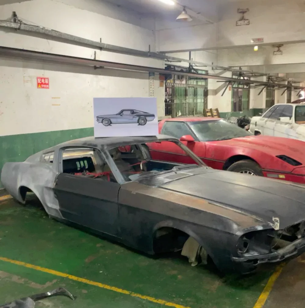Muscle F-Ord Bronco, Mustang, MK2, Chevy C10 USA Car Body Shells
