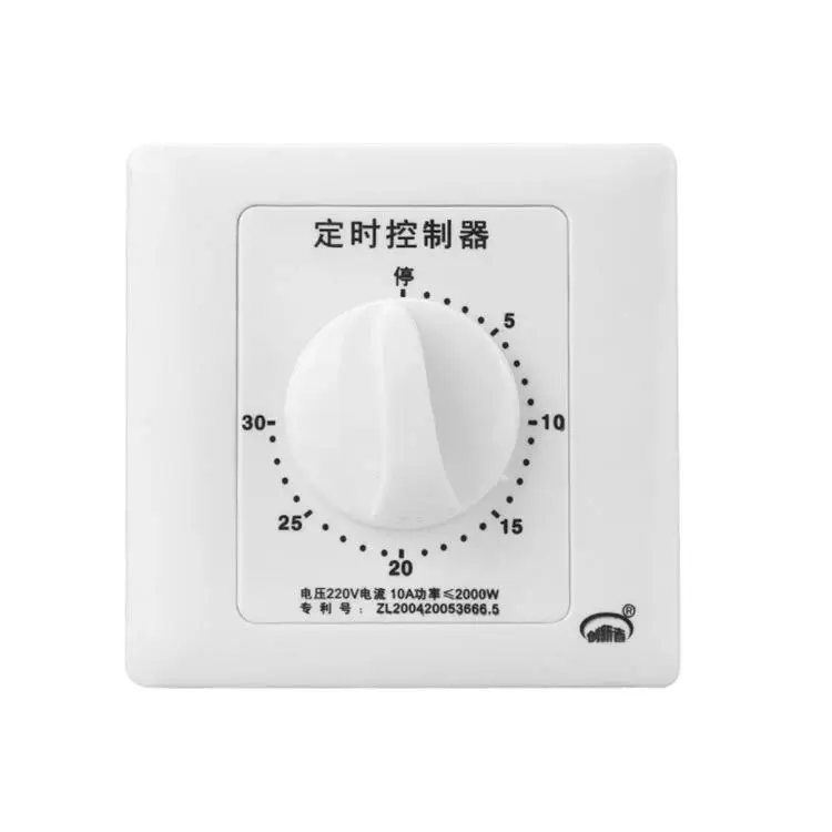 AC 220V 10A 30min Electric Delay Switch - Countdown Timer