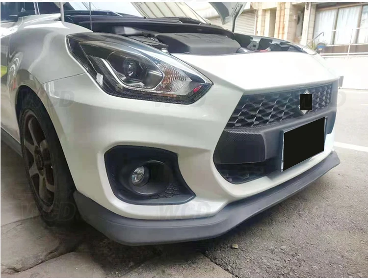 Suzuki Swift ZC33S Carbon Fiber Front Lip Splitter & Canards