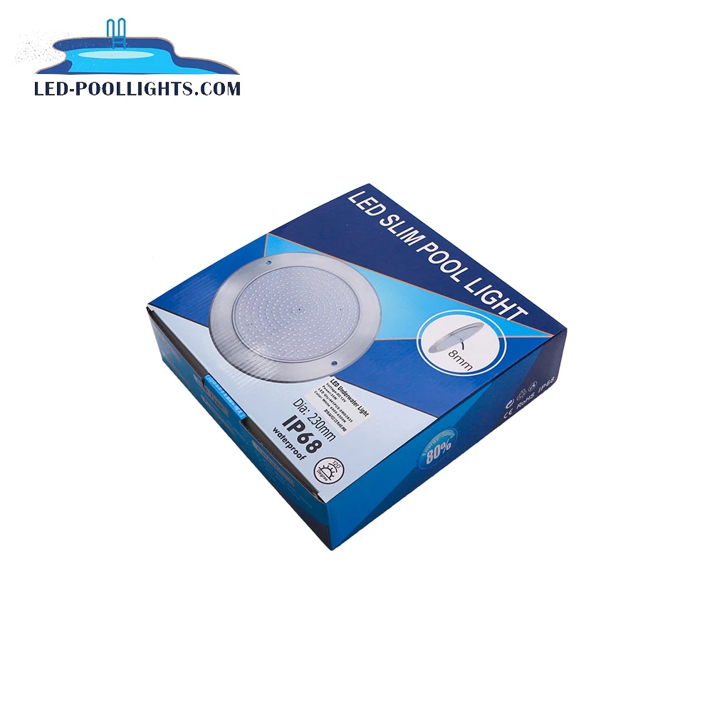 18w Rgbw Wifi Control 8mm Slim Flat 316ss Led Underwater Light Wall ...