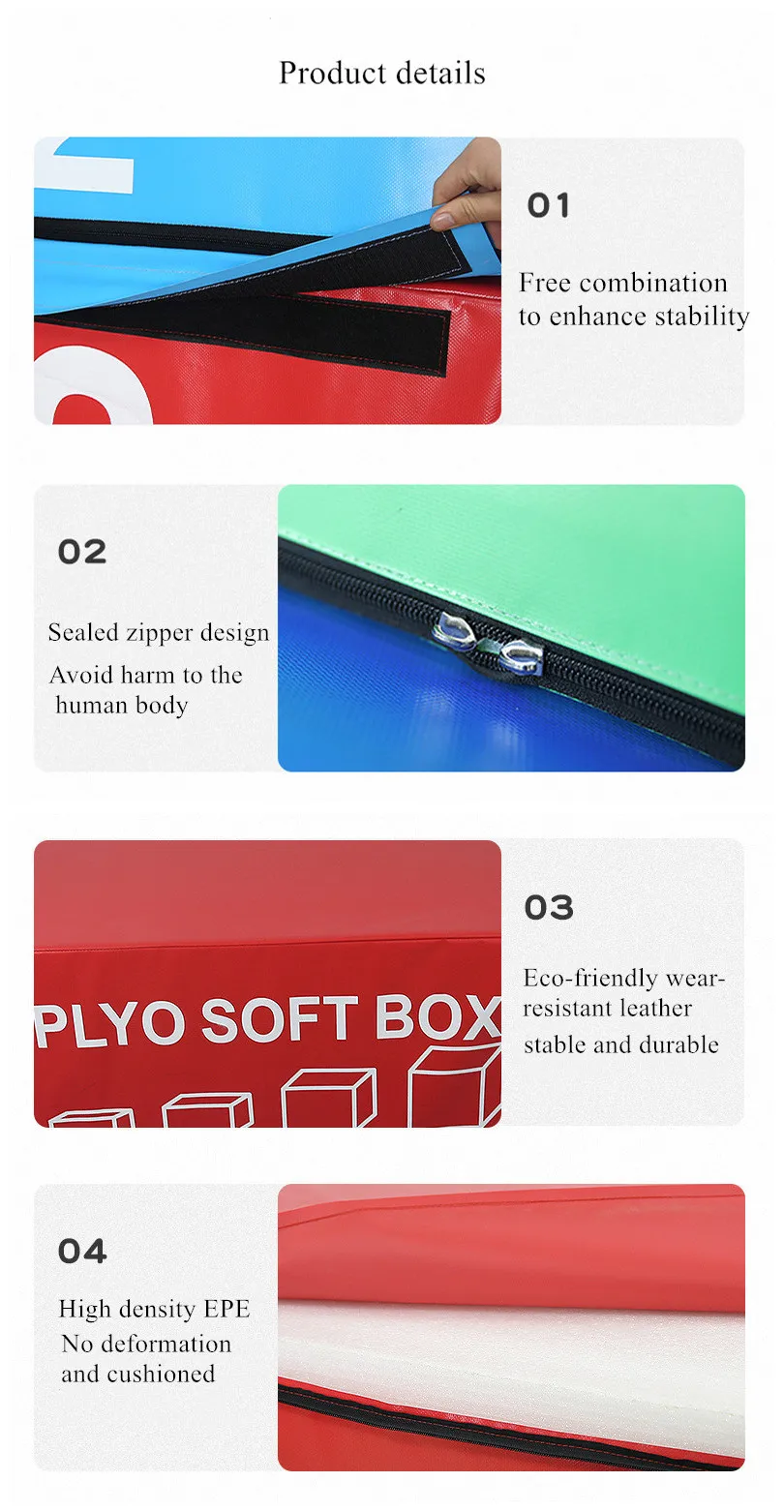 Plyometric Plyosoft Jump Platform - Adjustable Gym Equipment