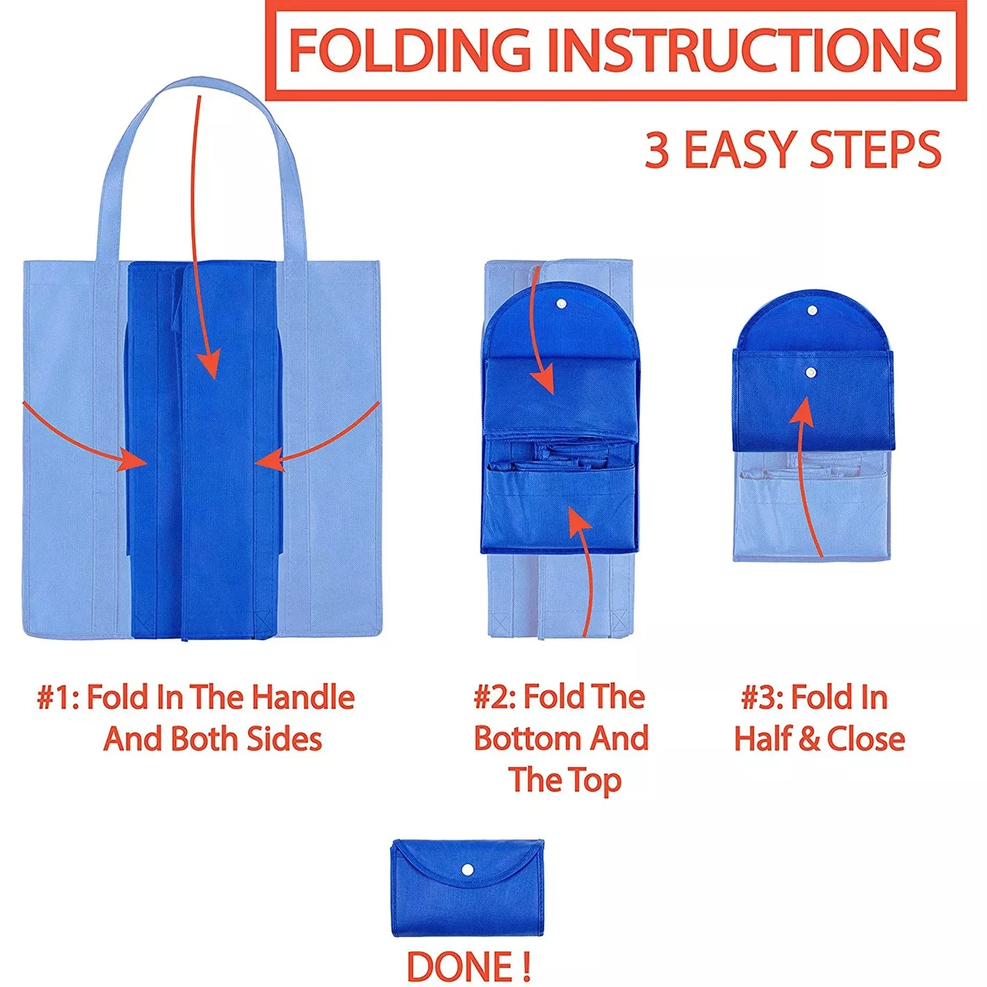 Promotional Eco Friendly Reusable Custom Foldable Non Woven Fabric ...