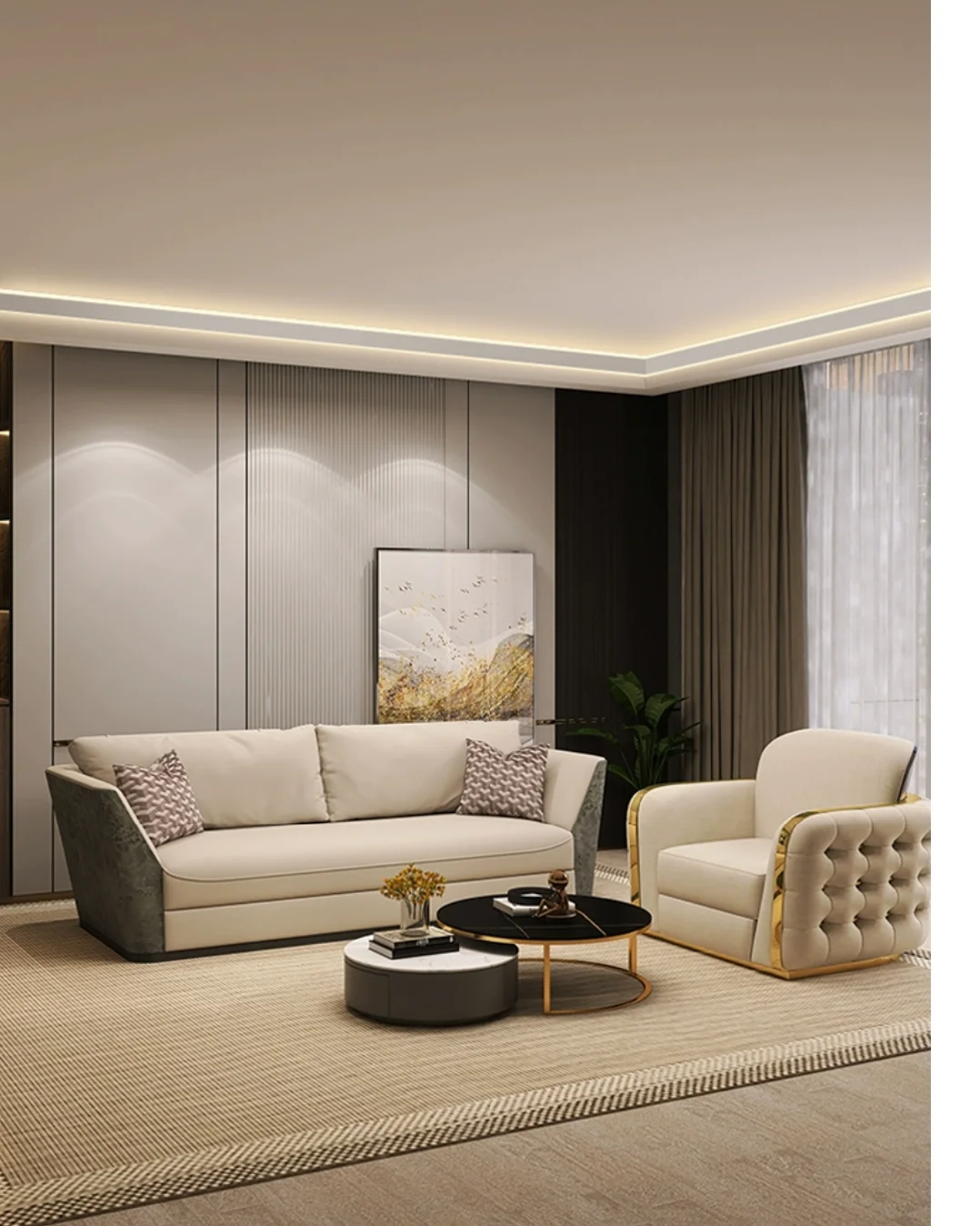 New Design Ceiling Bar Channel Profile Pc Diffuser 3000K