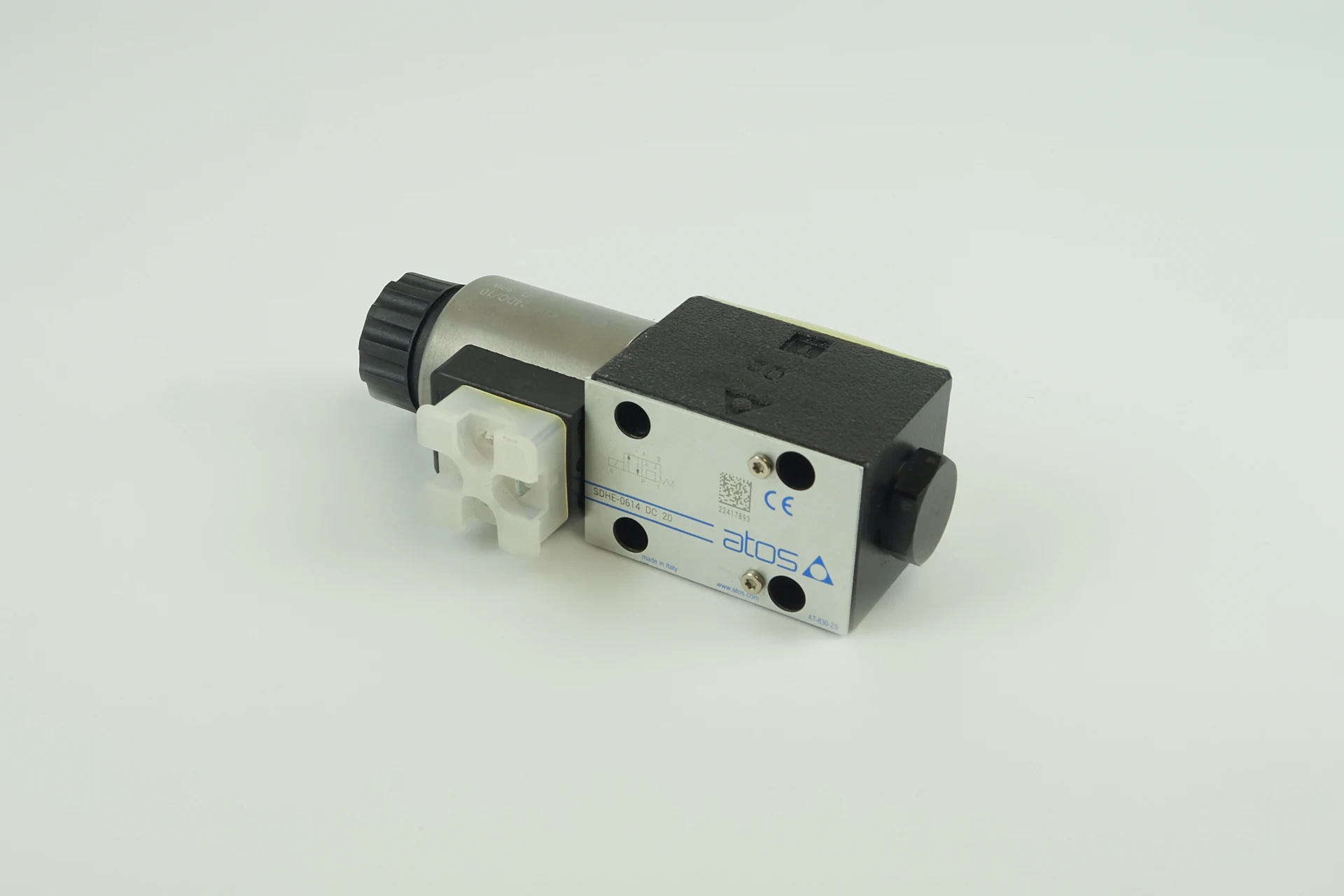 ATOS Solenoid Directional Valve DHE 0614/A X 24DC - 80 L/min, 350 bar, ISO 4401 - Made In Italy ...