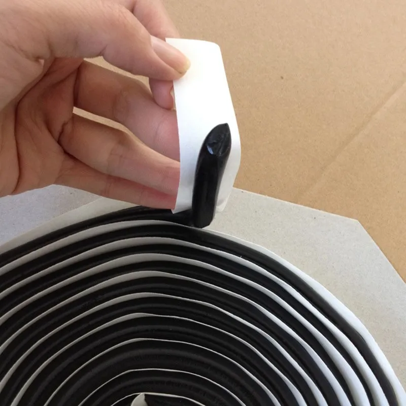 4 Meters Car RV Butyl Rubber Sealing Tape Black Butyl Sealant Type ...