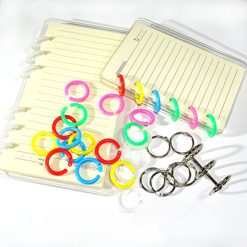 Wholesale 6 Hole A5 Clear Acrylic Sheet DIY Notebook Cover