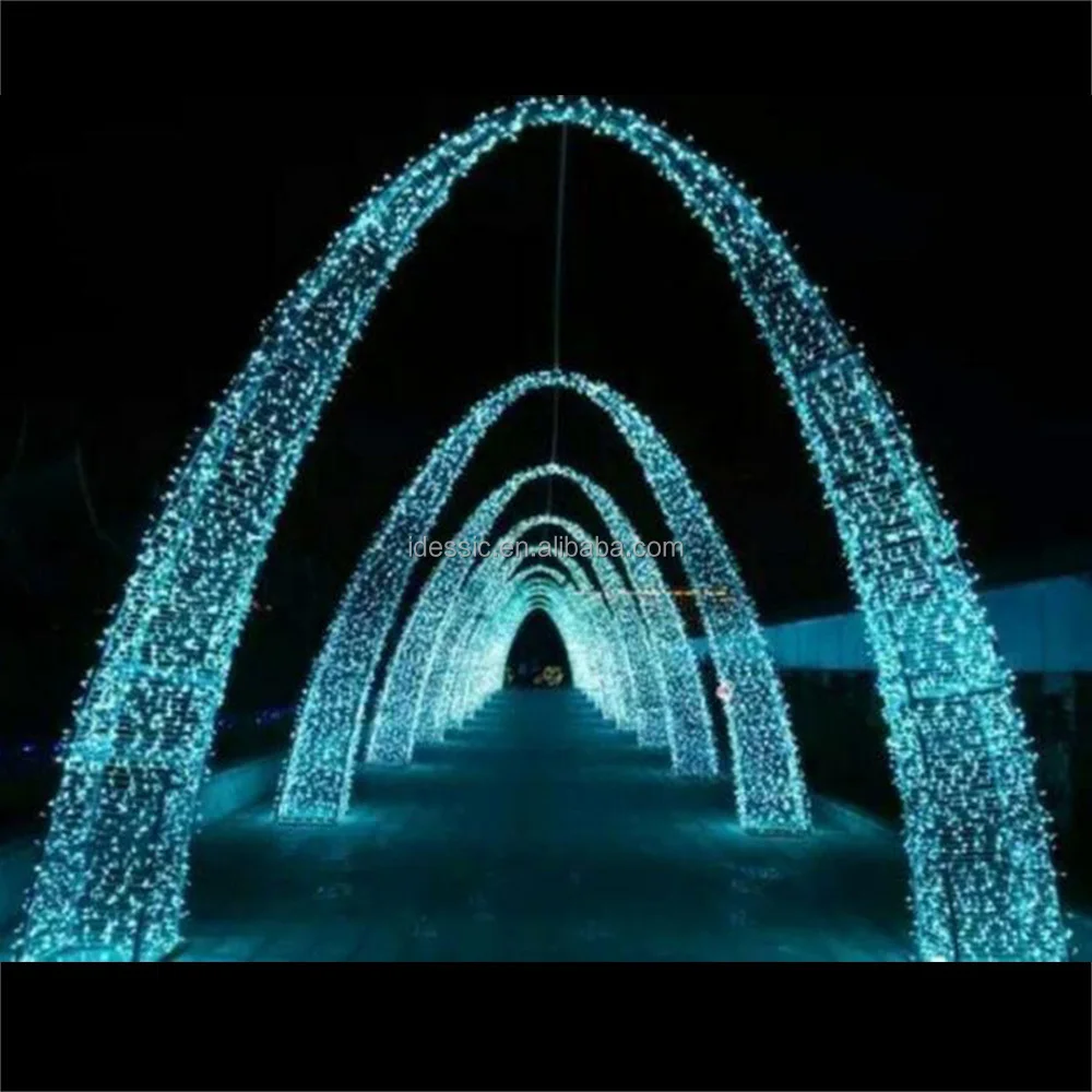 Outdoor Lighted Entrance Arches Lighting For Commercial Festival Zoo ...