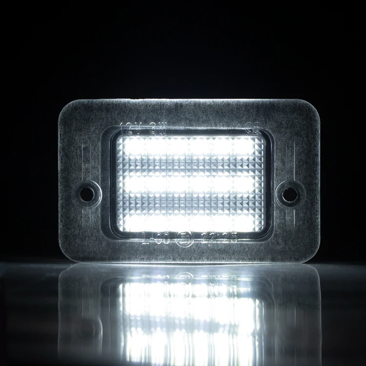 2pcs License Number Plate Light Tag Lamp Led Assembly For Land Rover ...