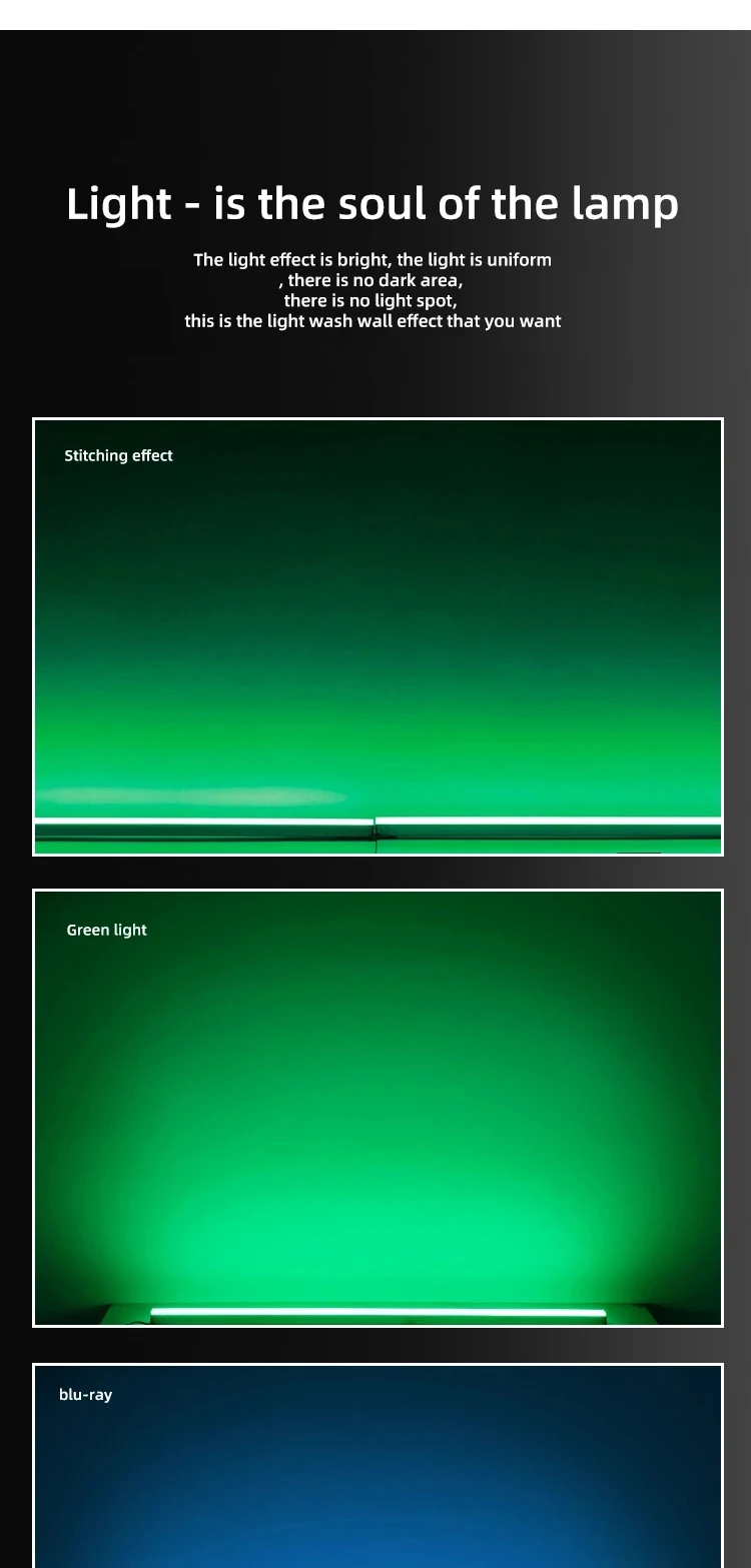 Outdoor Led Dmx Rgb Linear Facade Strip Light Aluminum Landscape ...