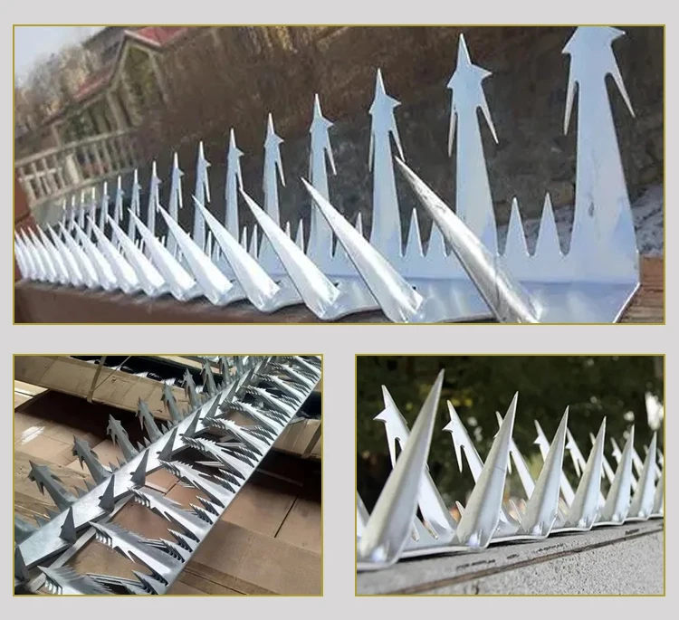 Enhanced Wall Security with Barbed Wire Wall Spikes Steel Wire for ...