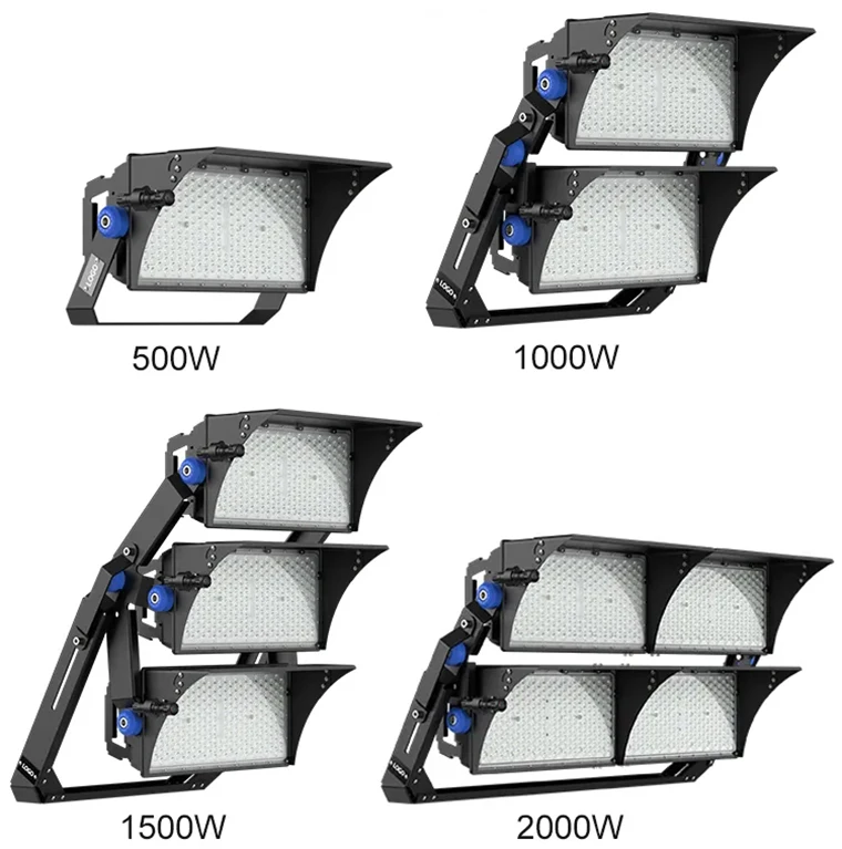 Outdoor 500w High Mast Light Ip65 Waterproof Die-cast Aluminum Court ...