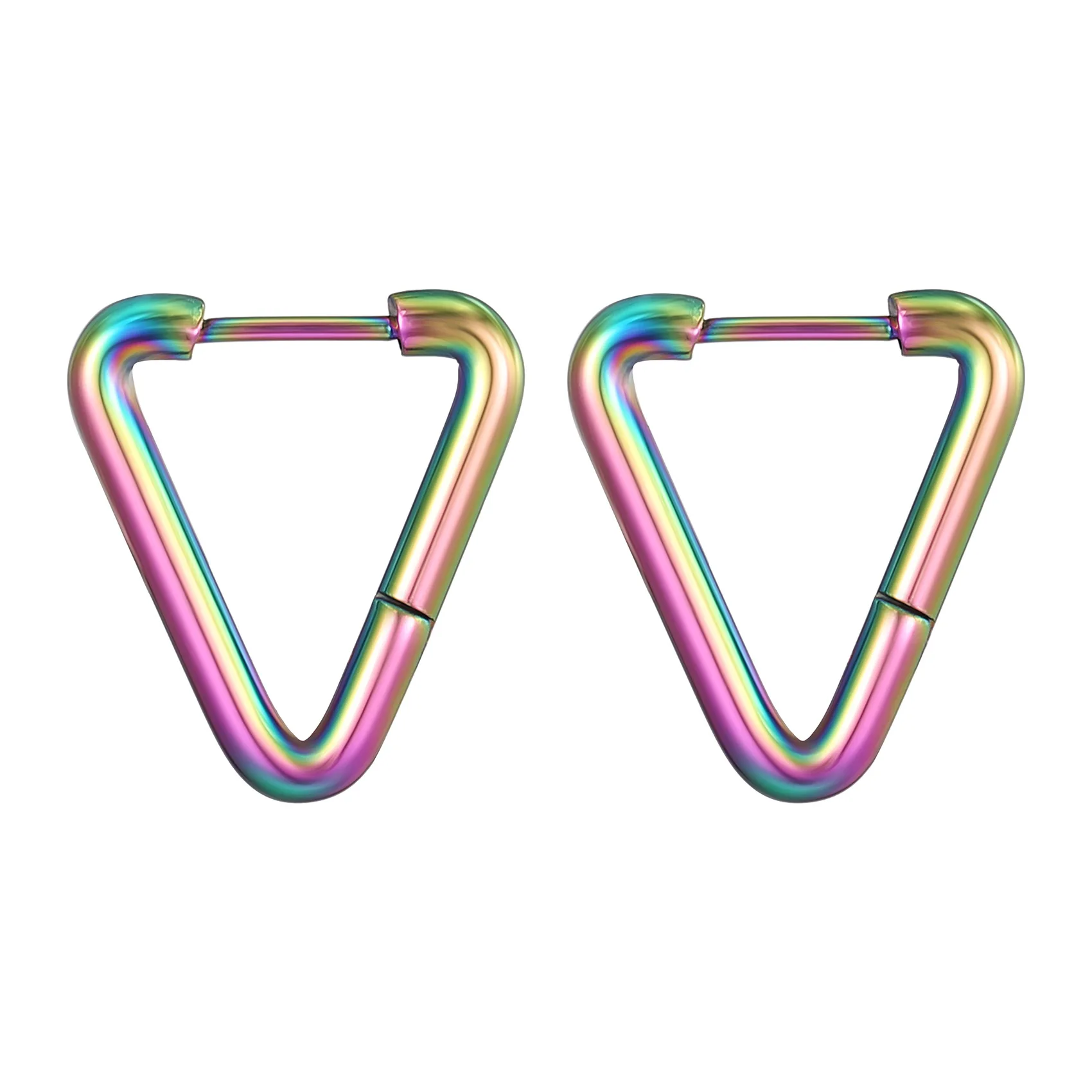 Humble Chic Thin Triangular Stainless Ear Buckle Earring For Women ...