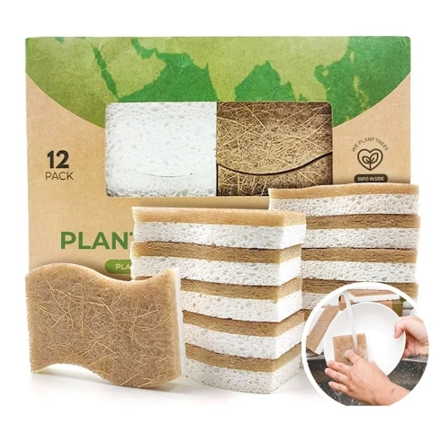 Y39 Natural Cellulose Eco Friendly Kitchen Dish Cleaning Biodegradable ...