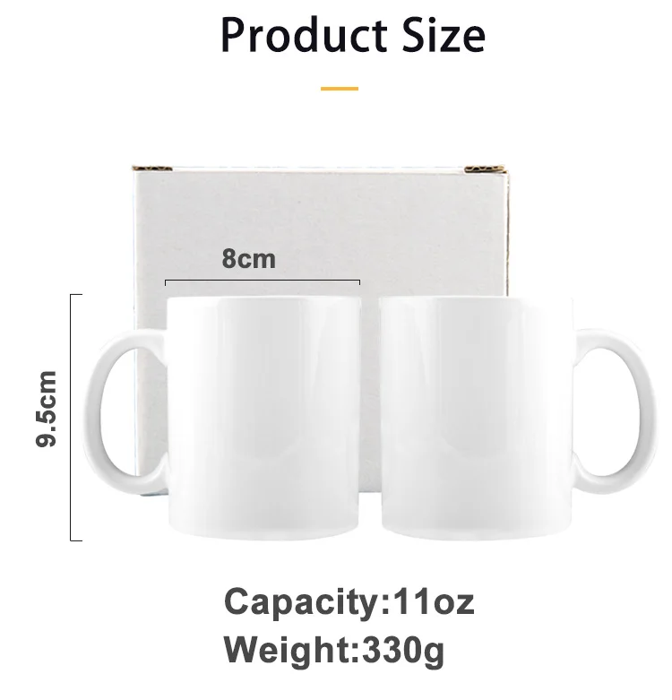 Usa Warehouse Sublimation Blank 11oz Ceramic Mug White Sublimation Mugs ...